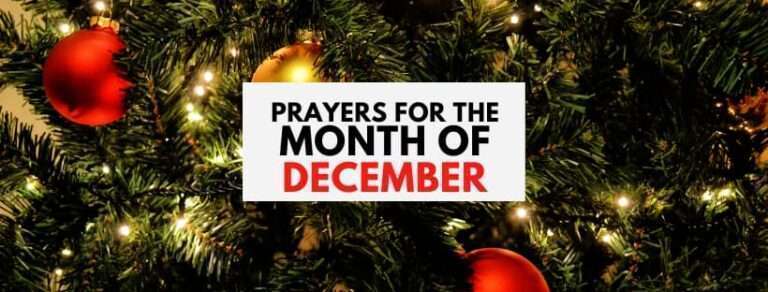 14 Prayers for the Month of December – Adorned Heart